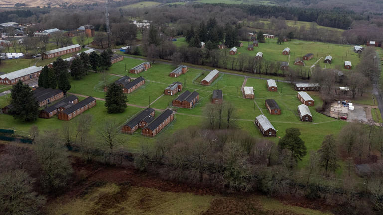 Locals 'anxious' as asylum seekers move into army camp