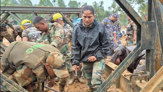 Lt Col Seeta Shelke awarded Aapda Puraskar for leading Wayanad rescue ops