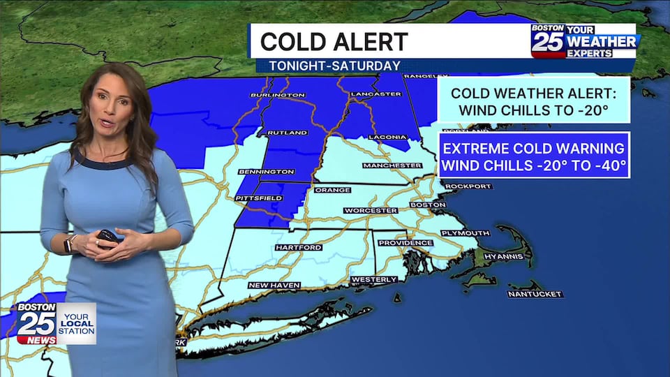 Boston 25 Friday morning weather