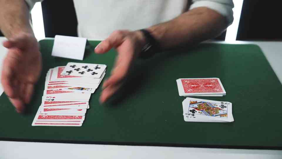 This self-working card trick leaves no room for explanation