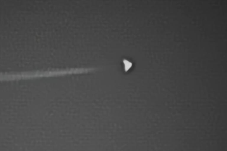 Mysterious 'Dorito-shaped' aircraft spotted flying at night over Area ...