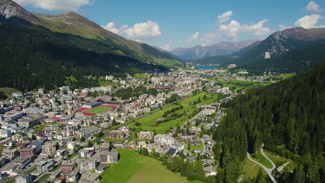 Davos, Switzerland: A drone journey through the Alps