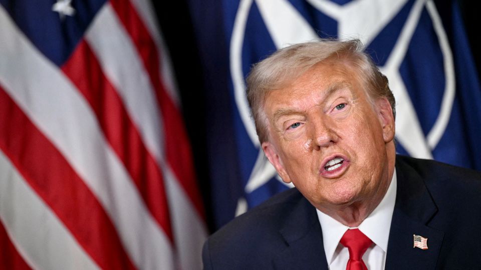 Trump angers allies with claim NATO troops 'stayed a little back' from ...