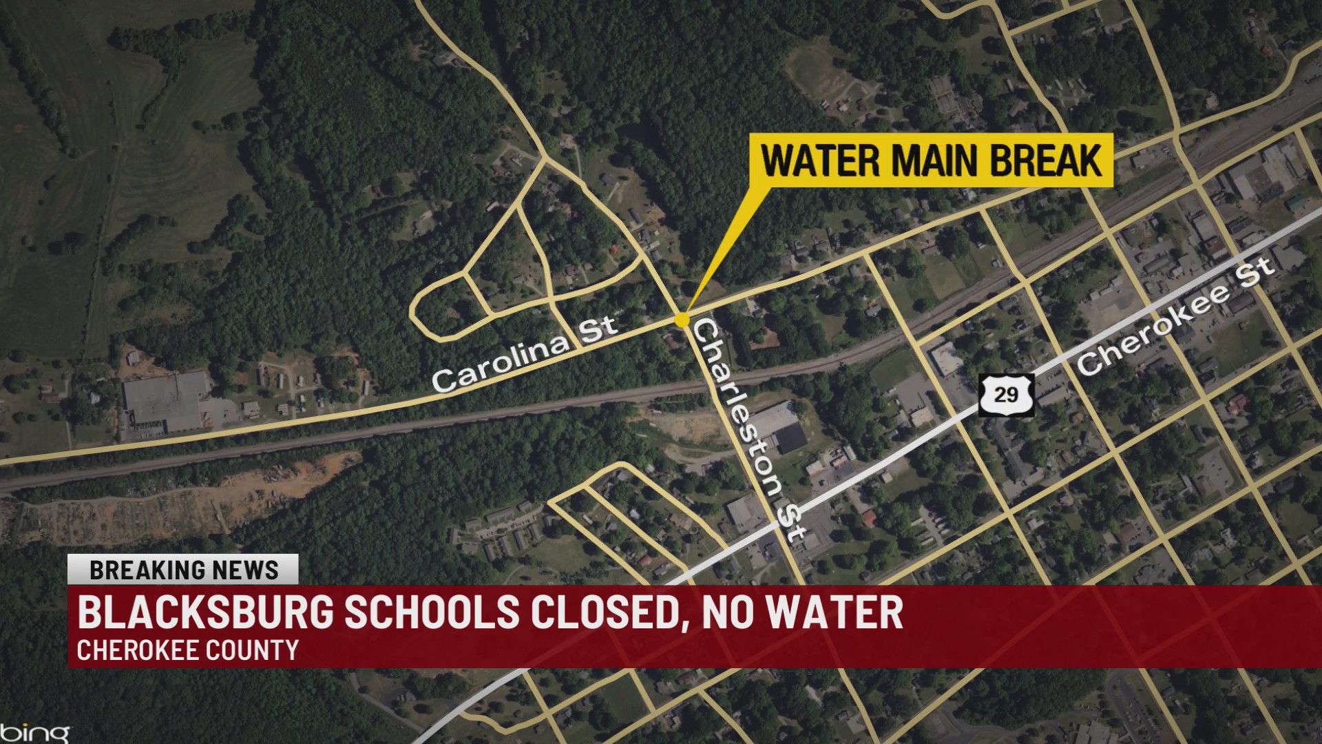 Blacksburg schools closed due to water main break