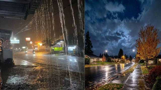 Sudden weather change in Delhi NCR: Heavy rain causes daytime darkness