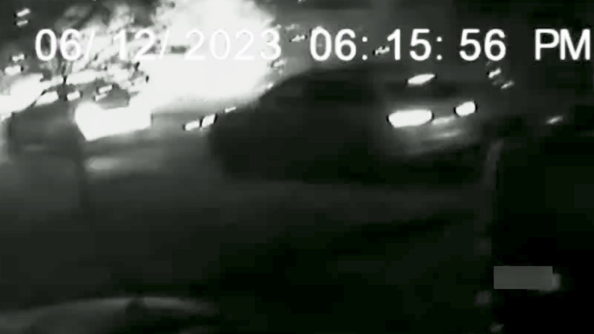 CCTV shows moment Ulez camera on residential road 'exploded'