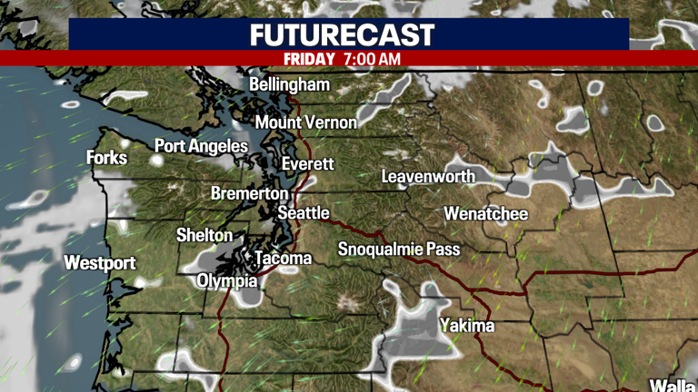 Seattle weather: Frosty start Friday, afternoon sunshine