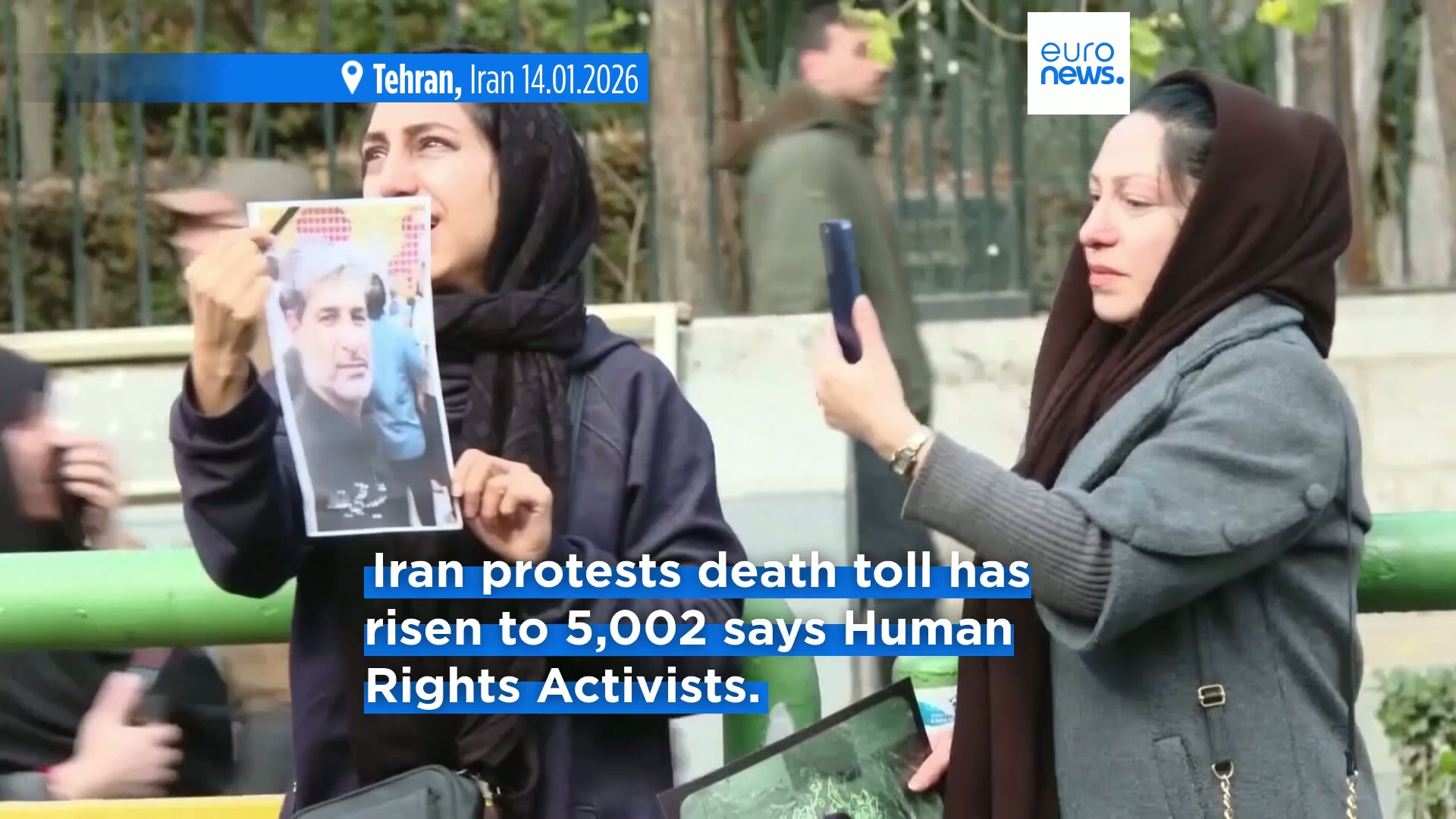 Death toll in Iran's protest crackdown reaches 5,002 as Trump says US ...