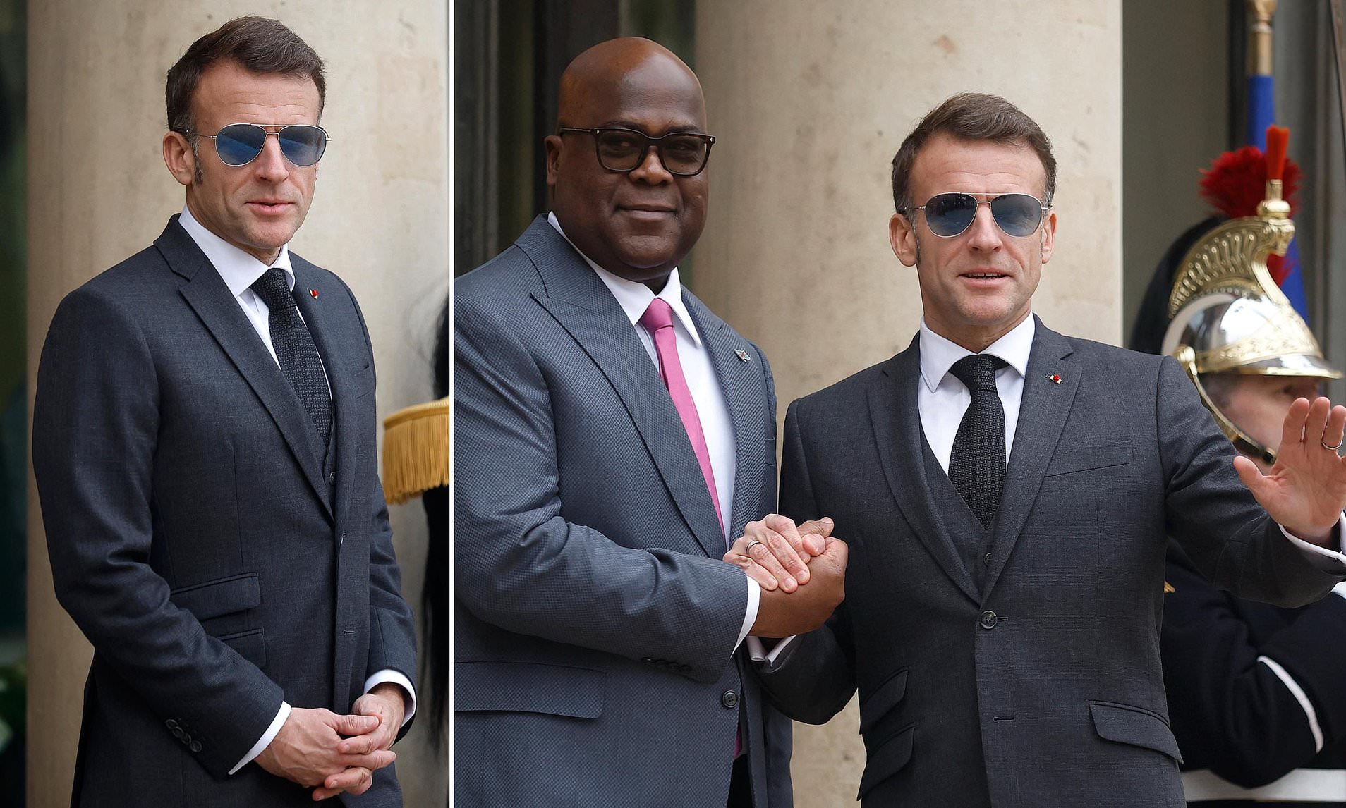 'Maverick' Macron is back! French president reprises his £575 Top Gun ...