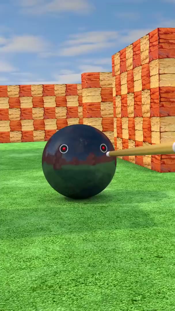 Robot Pacman vs pool ball #Shorts