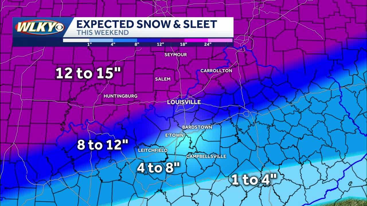 How much snow will we get? Breaking down totals on the map