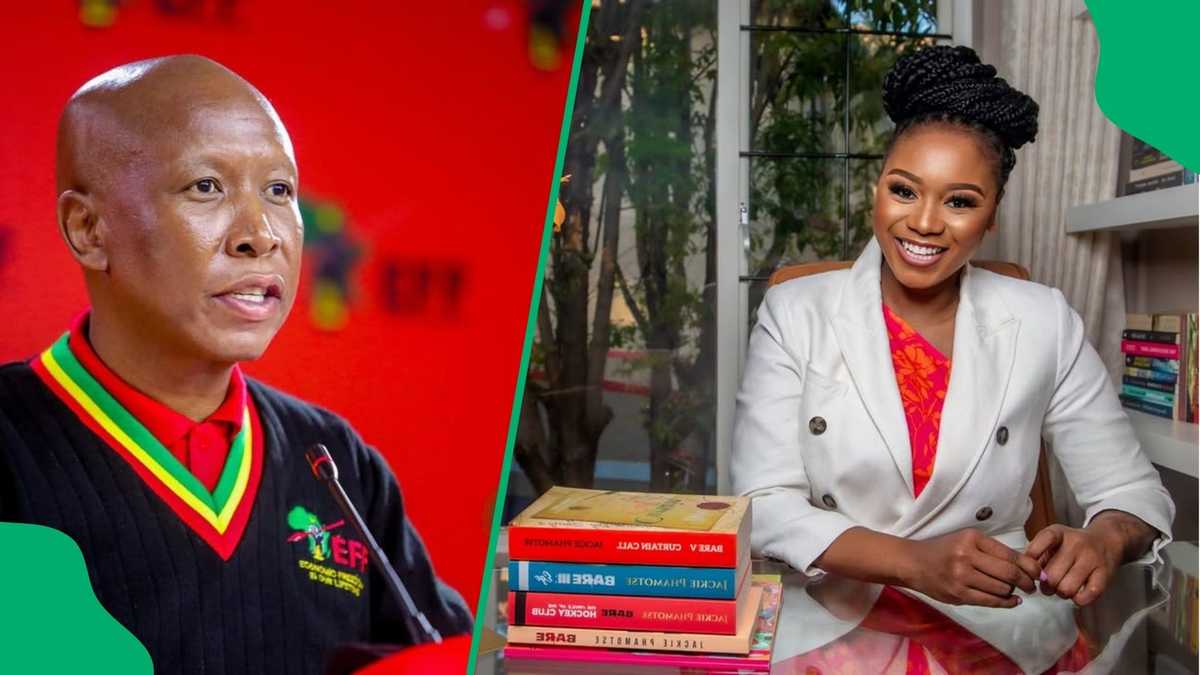 Jackie Phamotse predicts Julius Malema's sentence, SA warns: "You will cry"