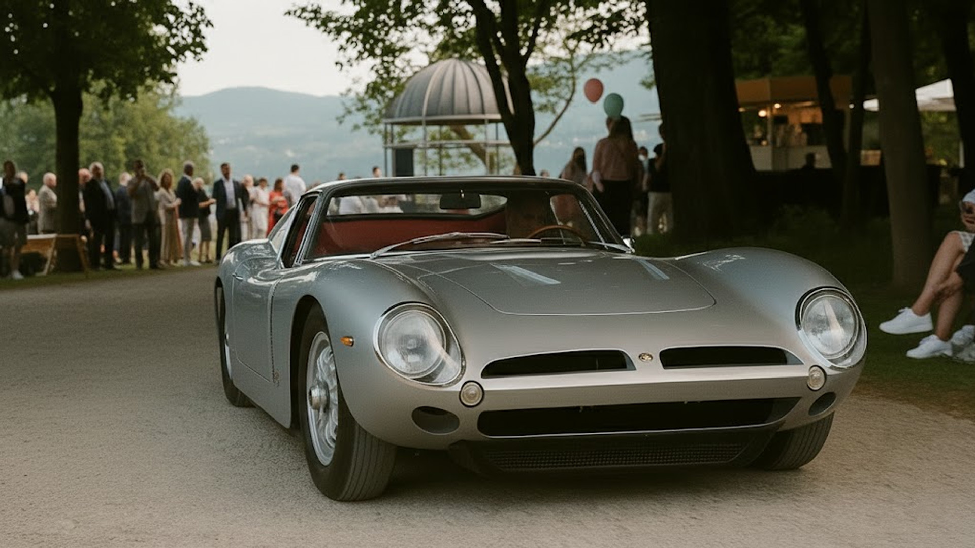 A closer look at the details of the Iso Rivolta Grifo A3 Stradale