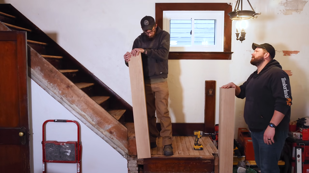 We nearly destroyed the whole staircase trying to fix one mistake