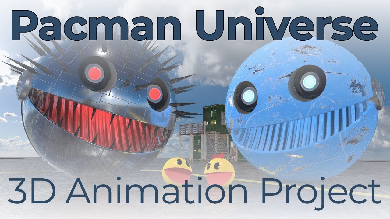 Pacman & Ms Pacman vs Evil Spike Robot Pacman