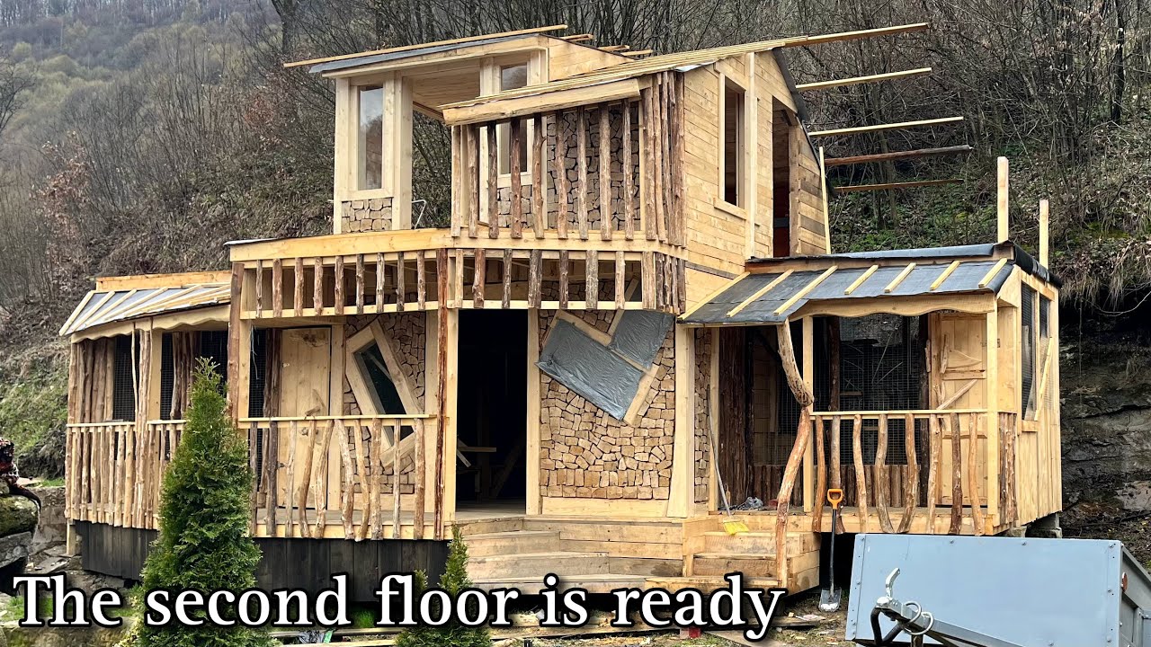 Completion of the second floor. Arrangement inside