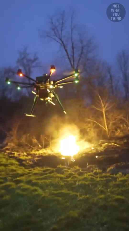 The drone that shoots