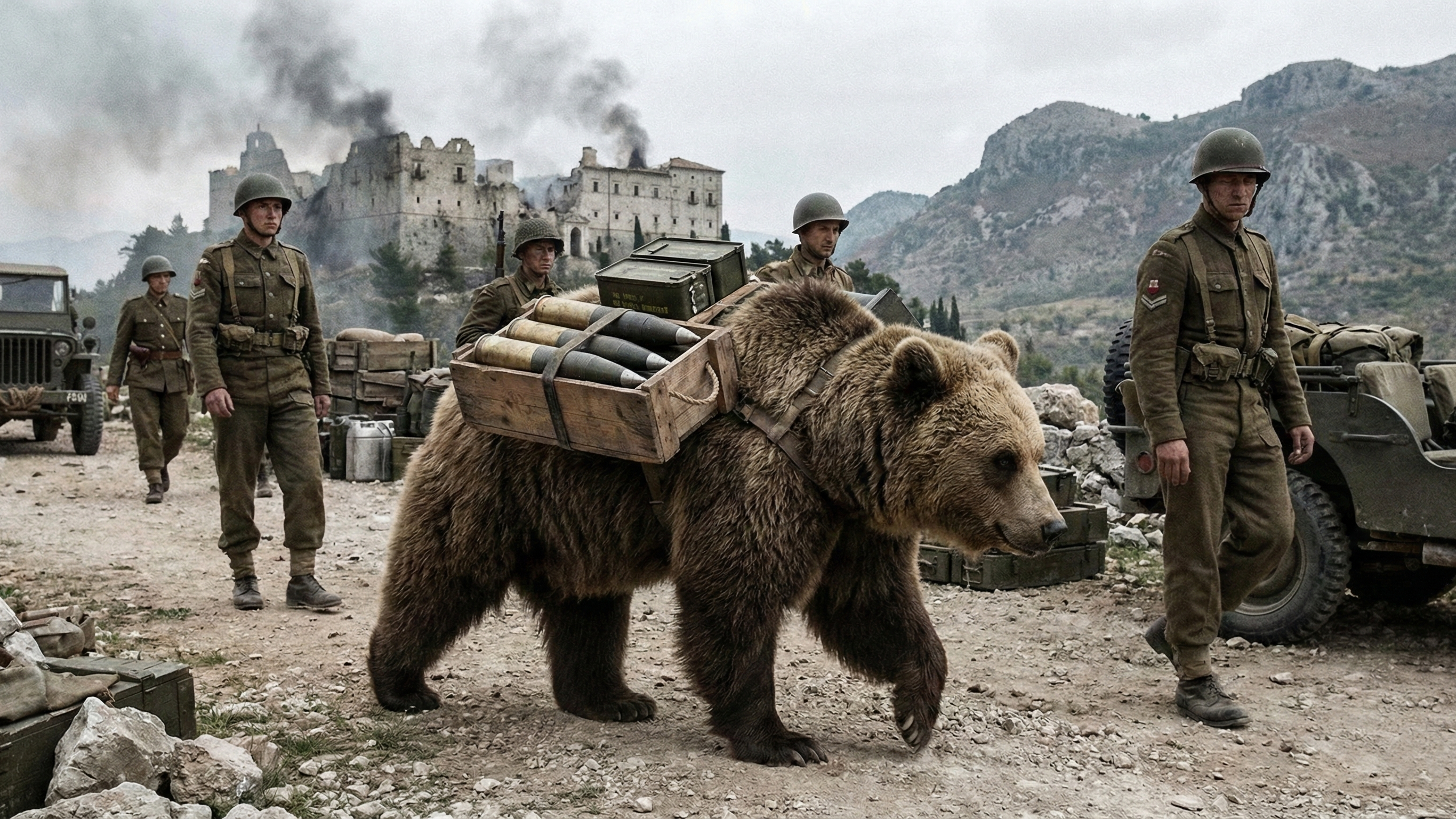 The bear who fought Nazis