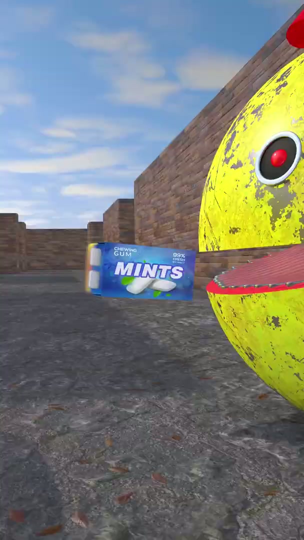 Robot Pacman & Ms Robot Pacman Kissing #Shorts