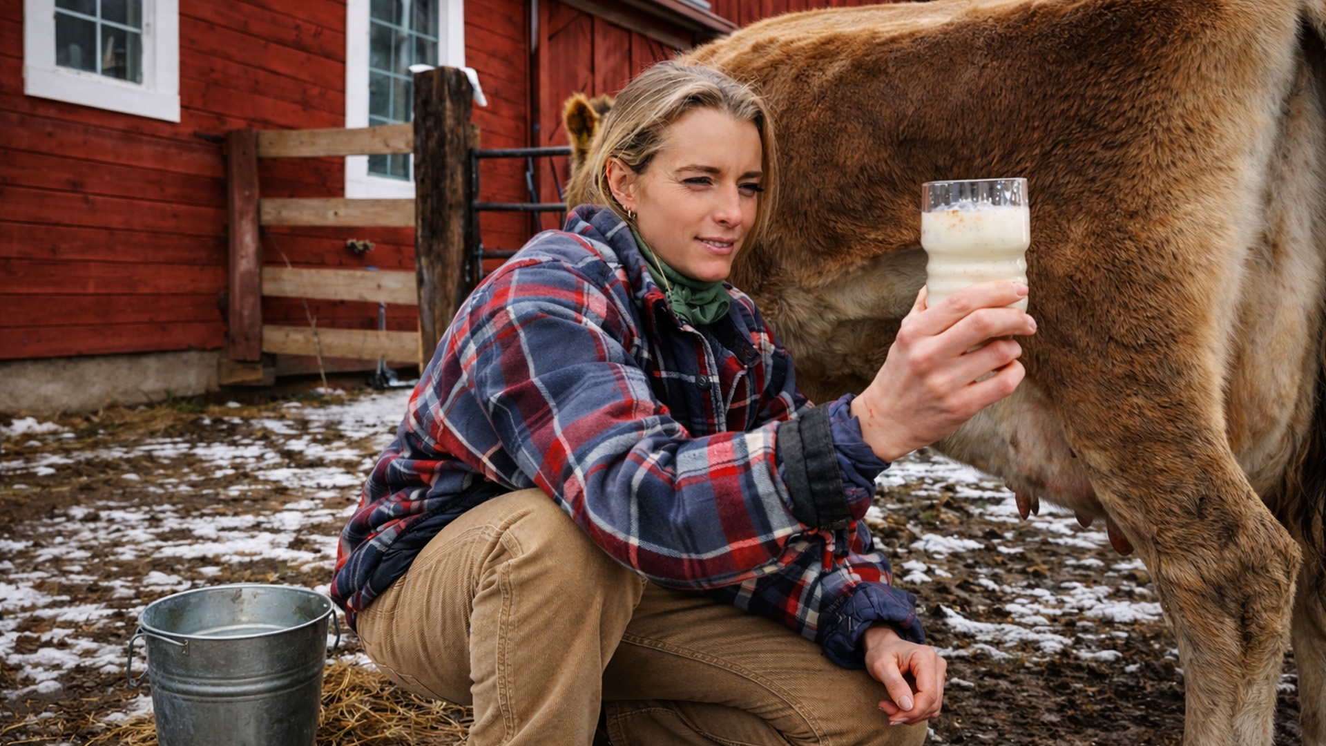 How our farm family gets fresh milk daily
