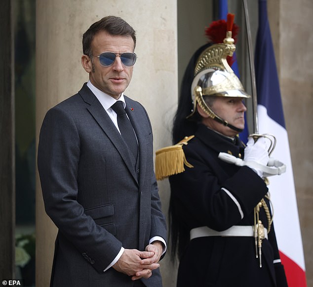 'Maverick' Macron is back! French president reprises his £575 Top Gun ...