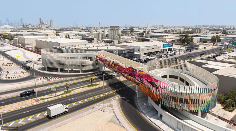 RTA opens mural-painted bridge and 4km cycling tracks in Al Quoz
