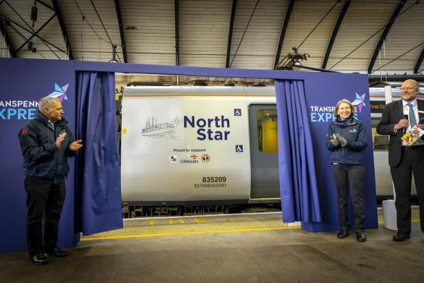 North East TransPennine train renamed in honour of lifeboat charities