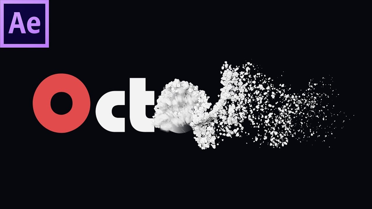 How to make particles logo & text animation with After Effects - using ...