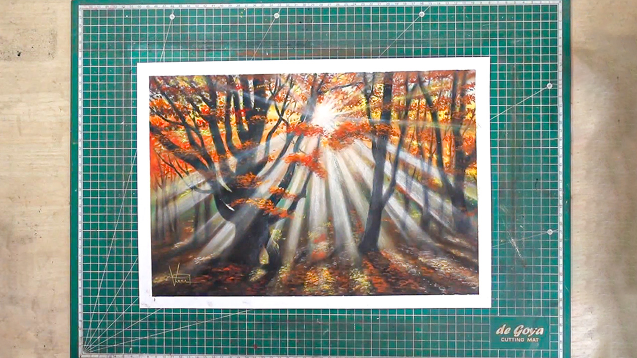 Drawing a peaceful forest with soft pastels: Tips for stunning ...