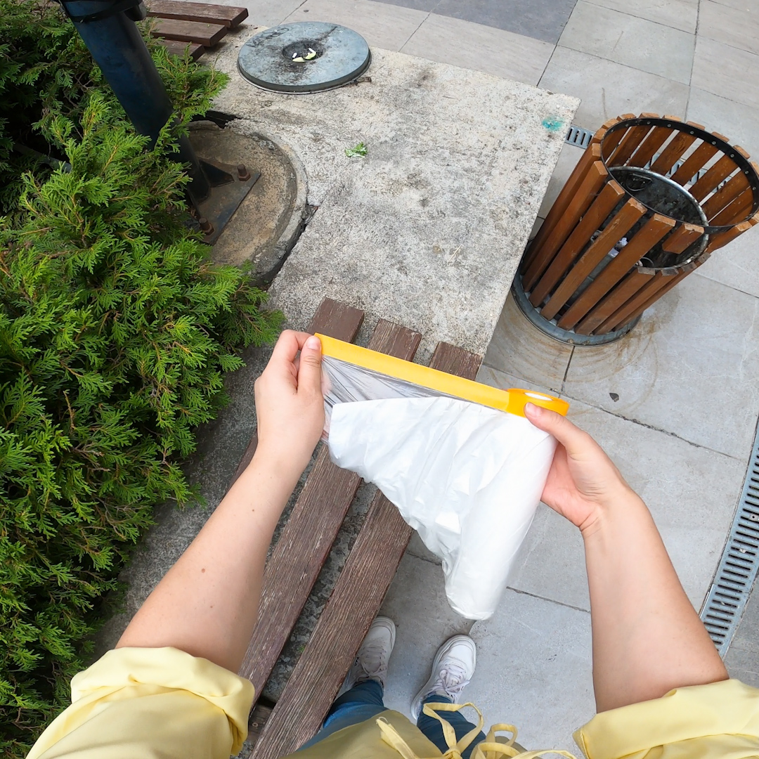 Smart way to toss a paint brush 🤔