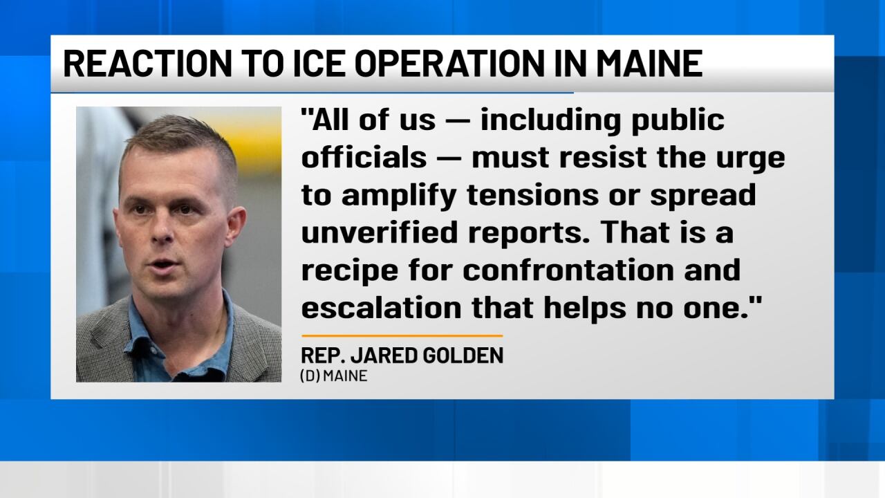 Congressman Golden urges public officials to avoid raising tensions ...