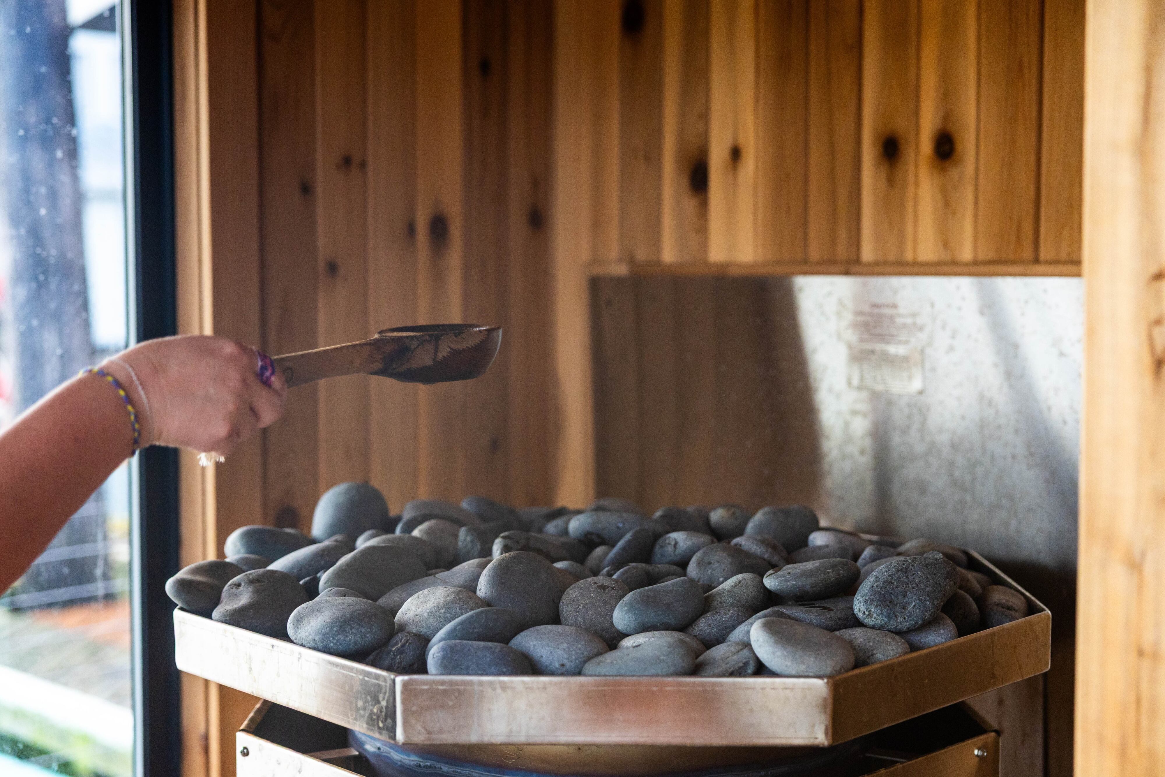 Warm up, and maybe jump in the river, at a new floating sauna on the ...