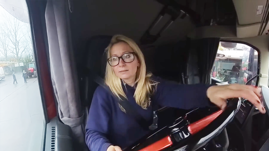 A tight park with a heavy load