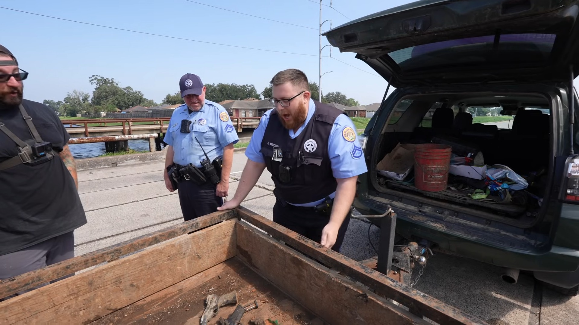 Police didn’t expect this… a stolen ATM came out of the river
