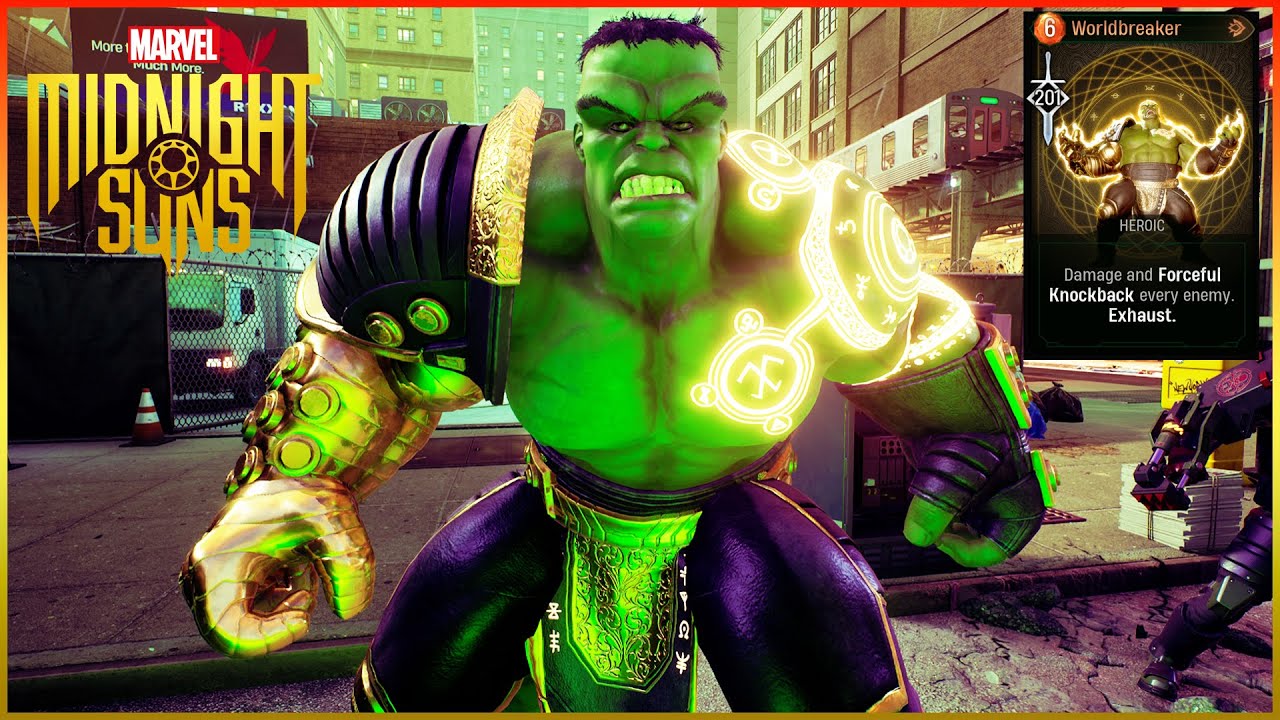 Marvel's Midnight Suns Hulk Midnight Suns suit unlocked (Monster or Man ...