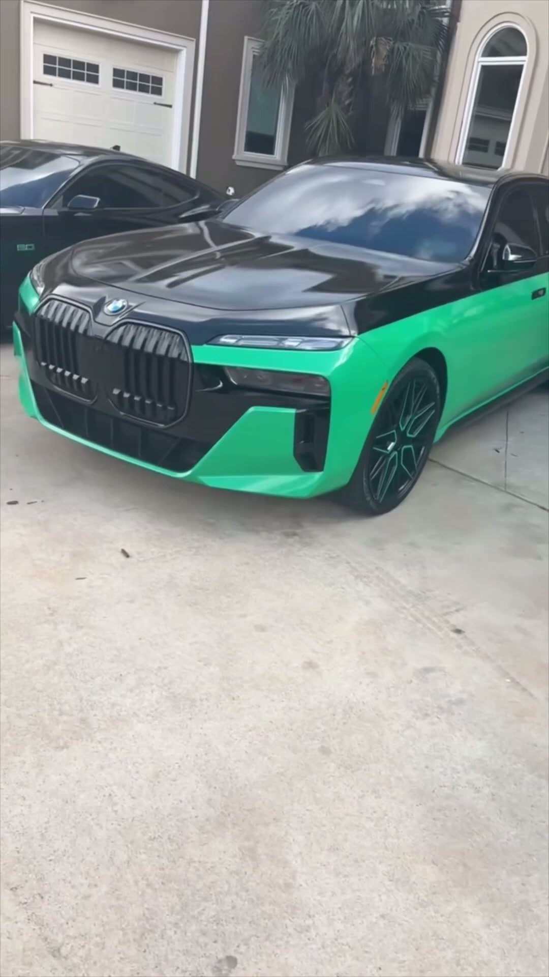 Boosie’s Black And Green Custom Car Fleet Line Up