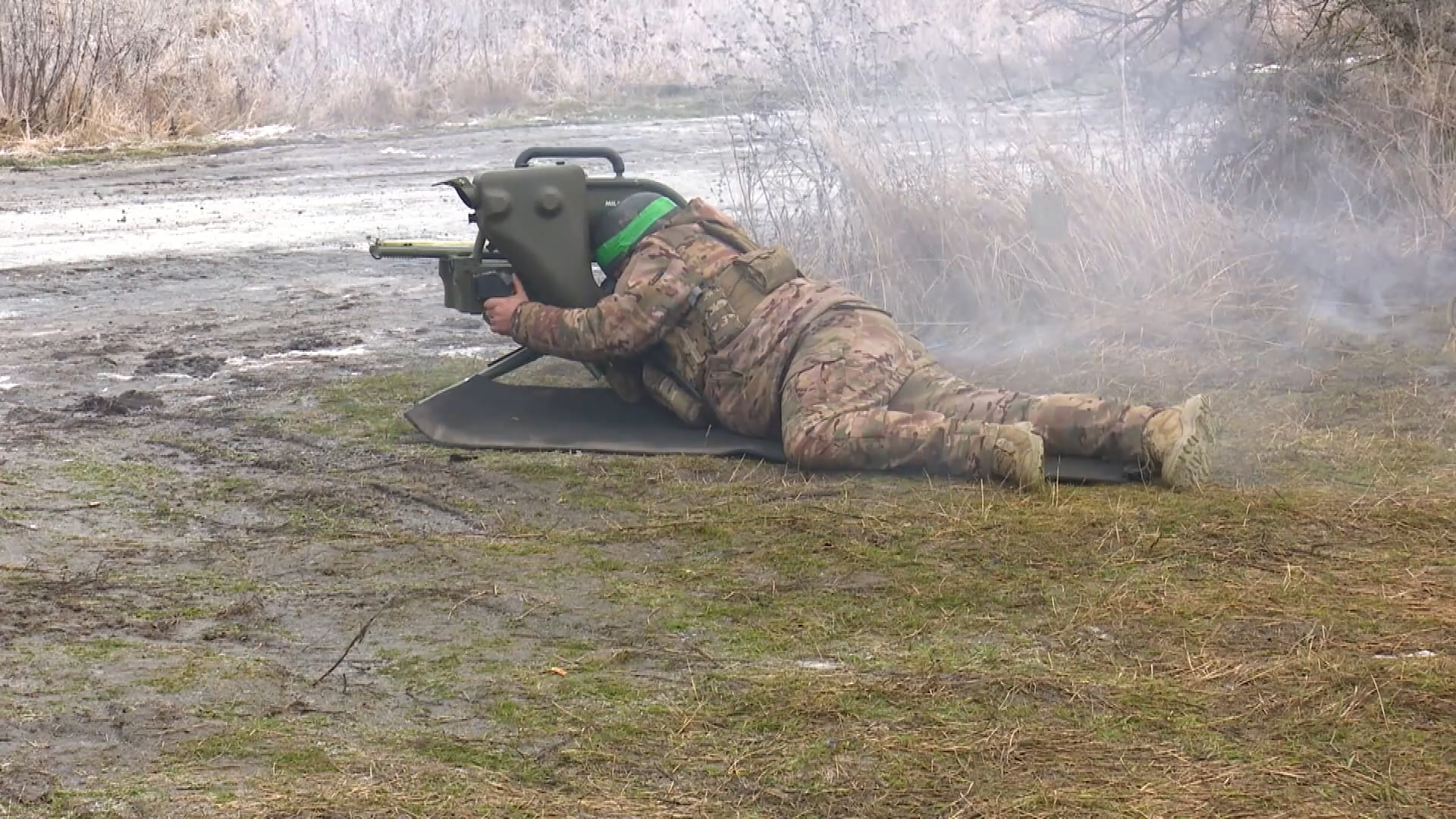 Ukraine trains anti-tank missile operators on active front