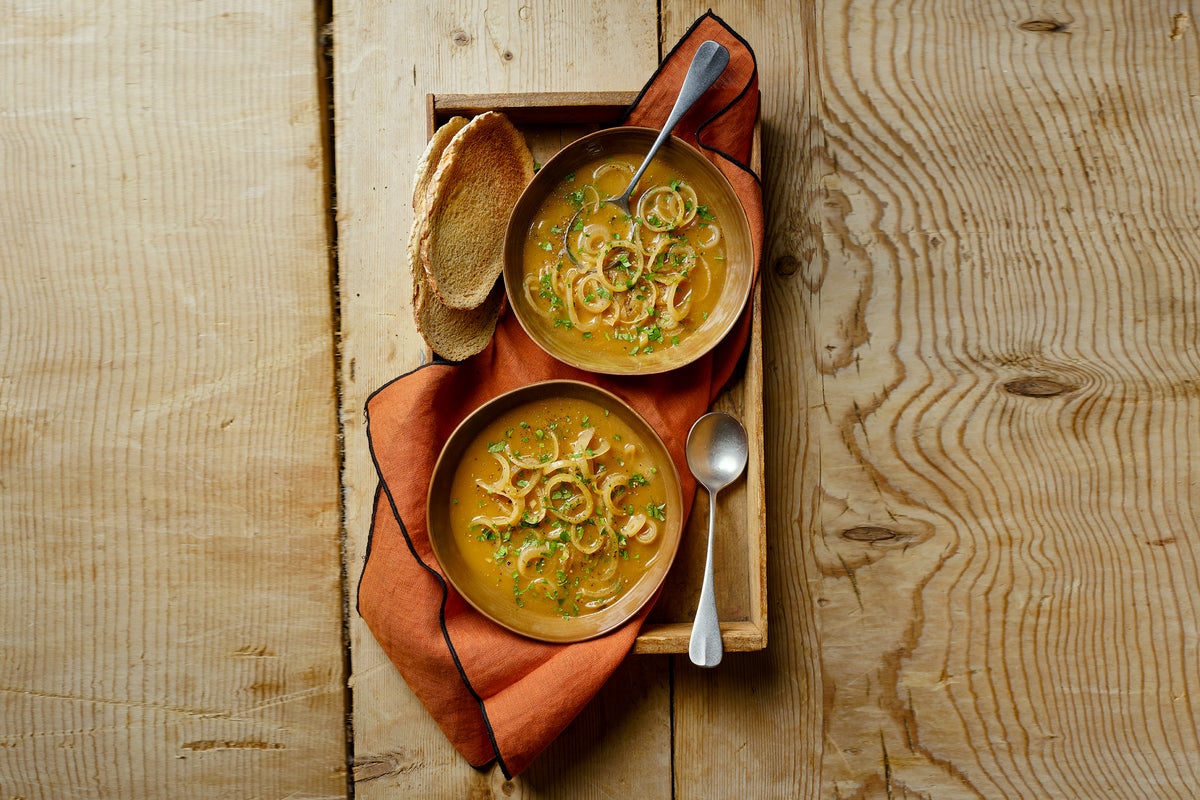 Ryan Riley’s recipe for joy: French (pickled) onion soup