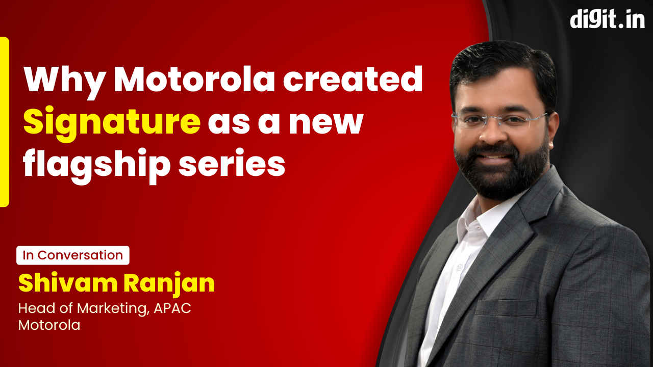 Why Motorola created Signature as a new flagship series
