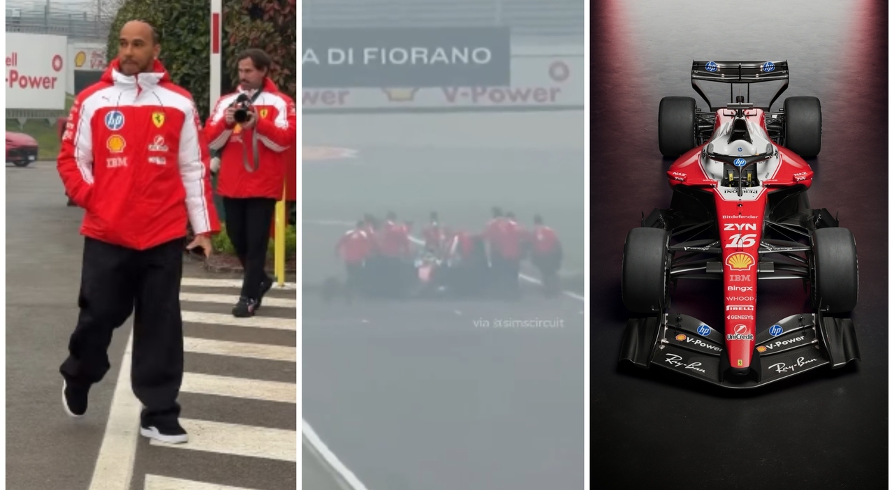 Presentazione Ferrari, problemi per Hamilton al primo giro? La macchina ...