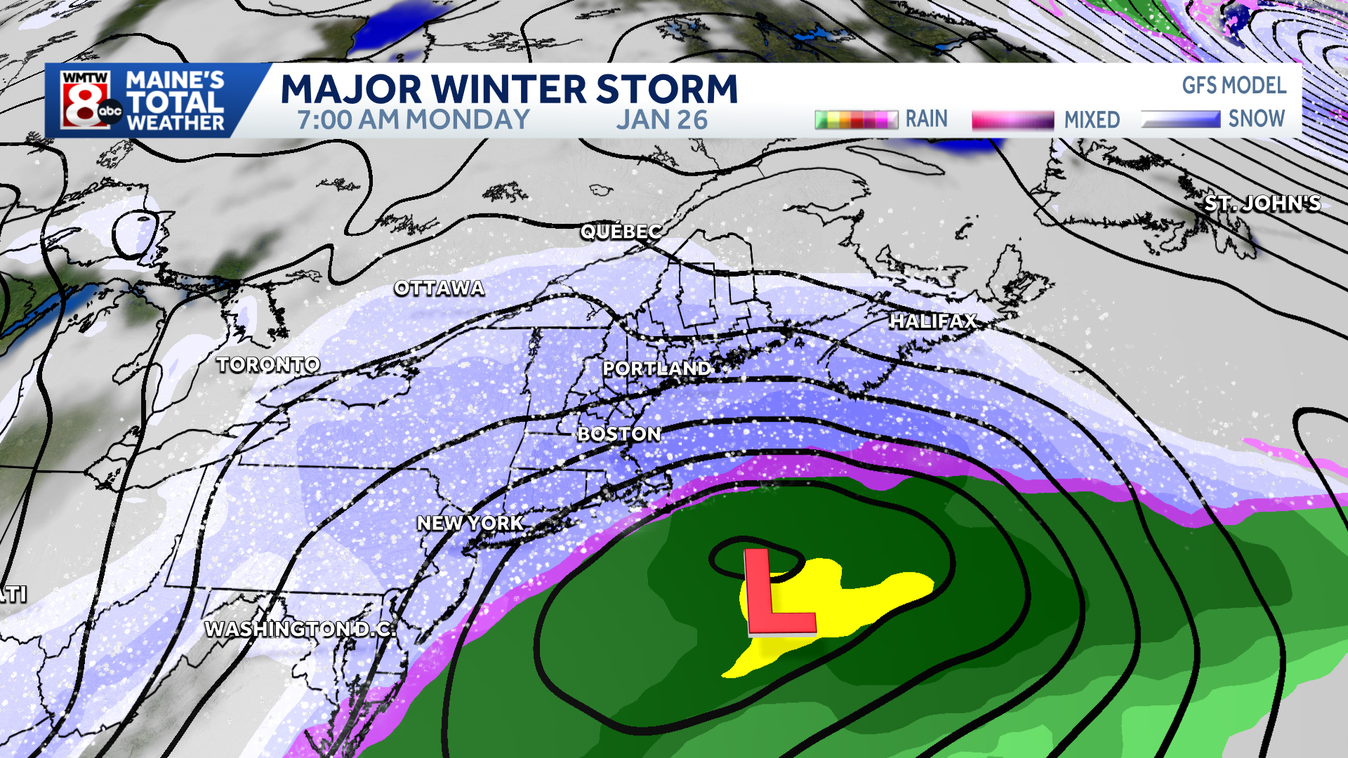 Extreme cold and confidence is growing for a snowstorm in Maine