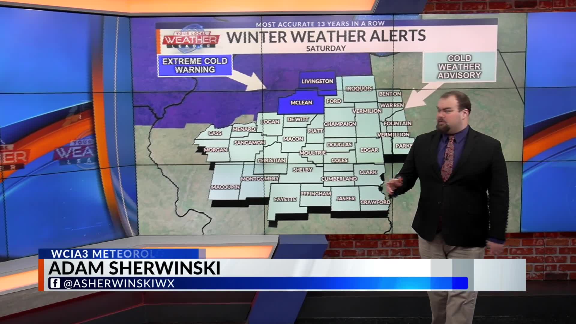 Adam: Brutal cold arrives today and a strong winter storm clips parts ...