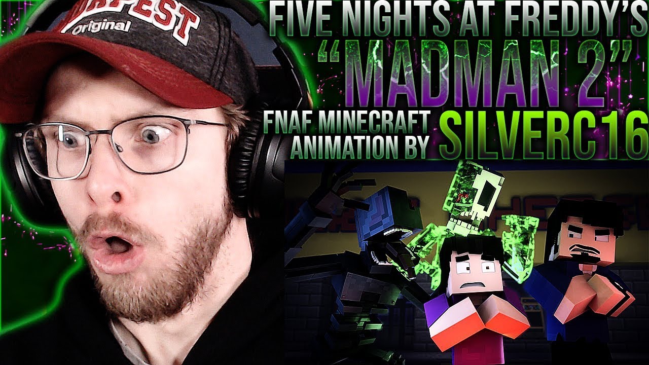Vapor reacts #1056 | FNAF Minecraft sequel animation Madman 2 by ...