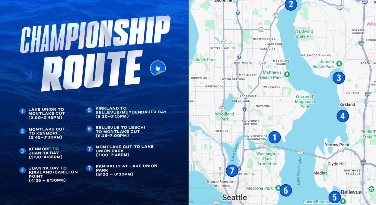 Seahawks host 'Blue Friday' fan event, including boat parade and rally ...