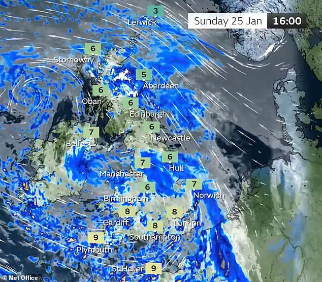 Storm Ingrid hits Britain with 60mph gusts, heavy rain and strong waves ...