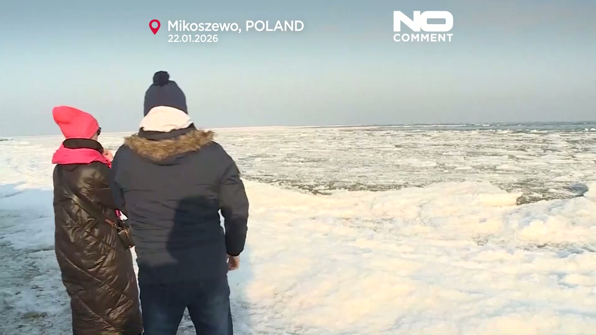 Rare ice ridges appear along Baltic Sea coast, drawing scientists ...