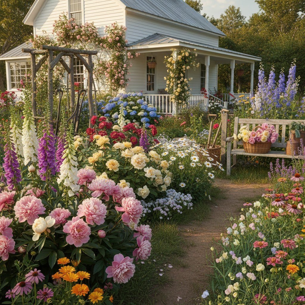 The flowers that give a garden that classic farmhouse look