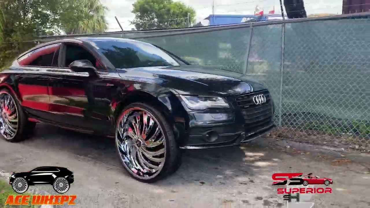 First ever Audi A7 on 28” Dub floaters | Go watch the full review after ...