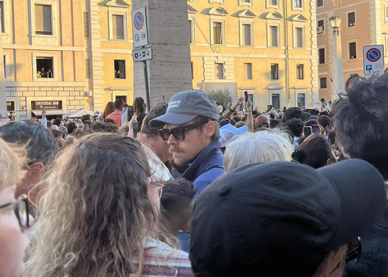 Holy smoke! Divine intervention for Harry Styles’ haircut in Rome