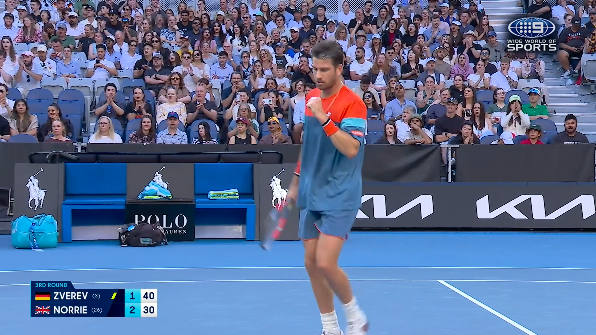 Australian Open highlights: Alexander Zverev vs Cameron Norrie